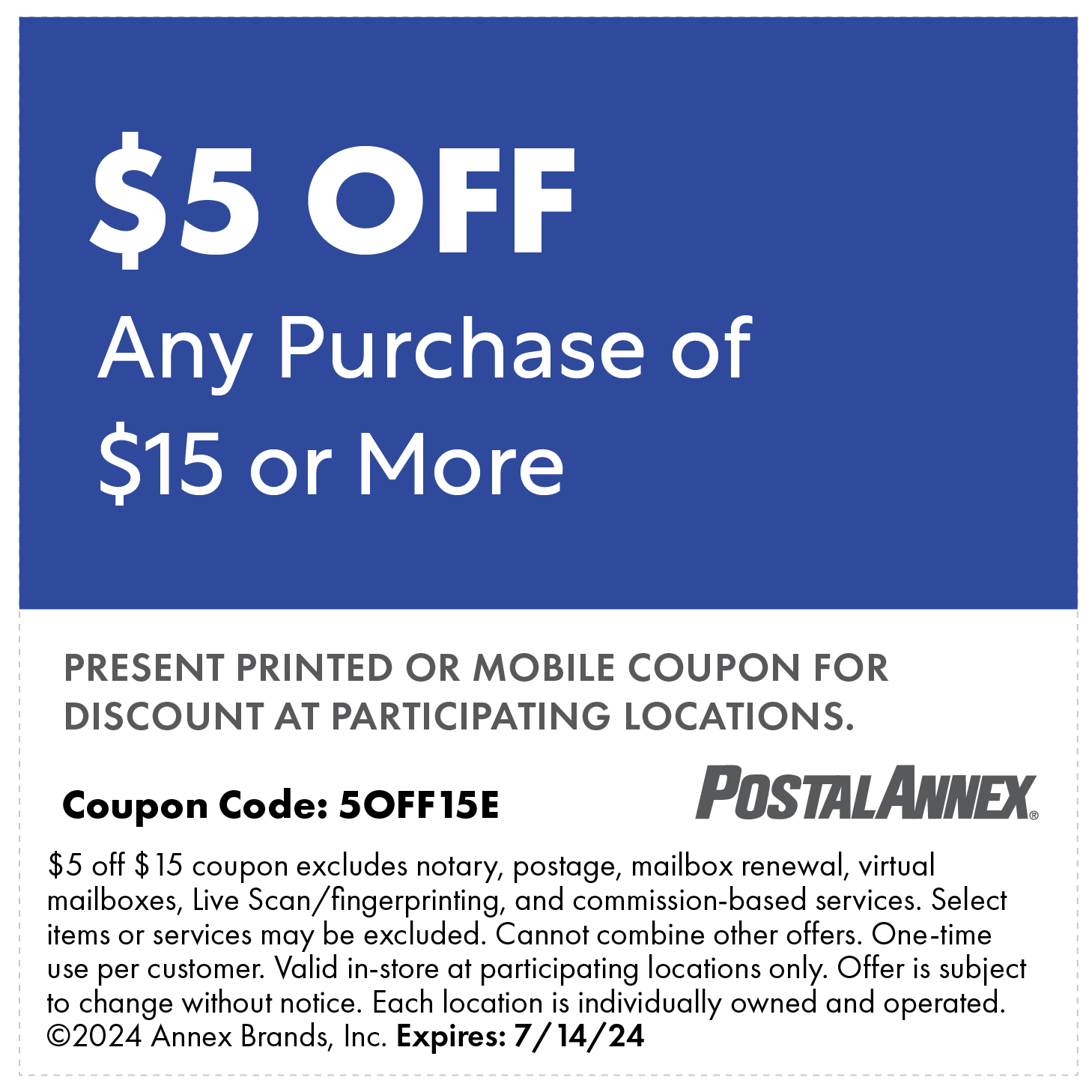 Current Specials at PostalAnnex Locations in PostalAnnex+ Stores of the ...