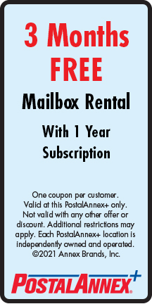 Mail Center | Placentia, CA | 92870-3327 | PostalAnnex+