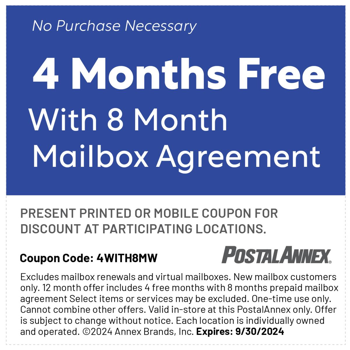 Mail Center | San Diego, CA | 92103-3359 | PostalAnnex+